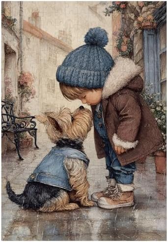 Amazon.com: Great Jigsaw Puzzles for Adults 300 Pieces Little Boy ...