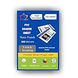 ・ブランド:True-Ally・製造元:True-Ally・製造元/メーカー部品番号:Dragon sheet Matte 800 Micron・【PVCカードプリンターやPVCトレイ不要】 インクジェットプリンターやインクタンクプリンター...