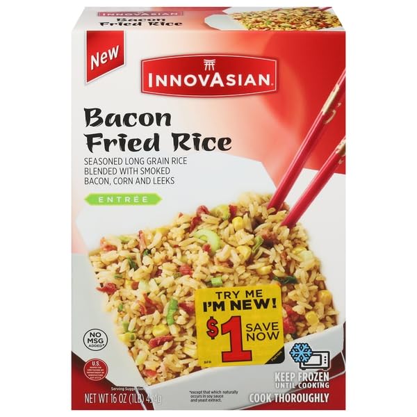 Amazon.com: Innovasian Cuisine, Bacon Fried Rice, 16 Ounce : Grocery ...