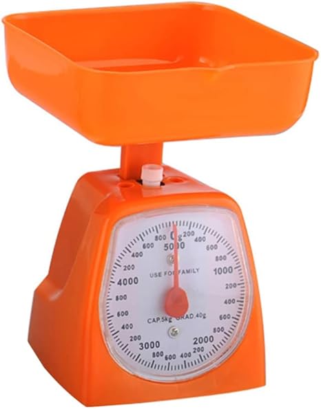 Amazon.com: Jorzer Plastic Mechanical Spring Scales Kitchen Weight ...