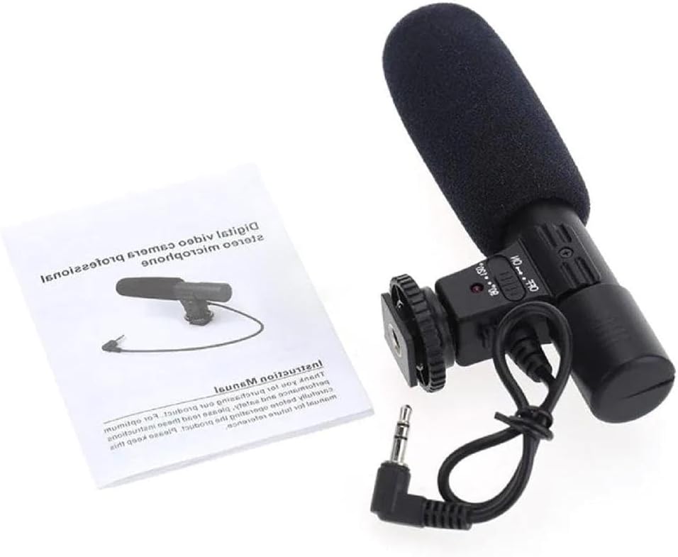 Amazon.com : 3.5mm Universal Microphone External Stereo Mic for ...