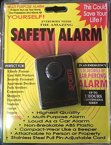 Amazon.com: Safety Alarm for your Body ~ 130 Decibles of Ear Piercing ...
