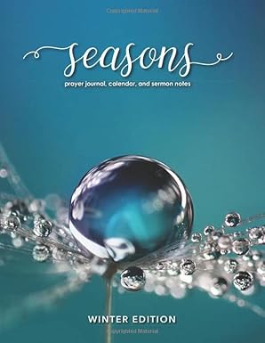 SEASONS Prayer Journal - Winter Edition: O'Sullivan, Jen: 9781792804311 ...