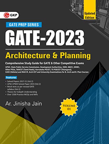 GATE 2023 : Architecture & Planning Vol 1 - Guide eBook : Jain, Ar ...