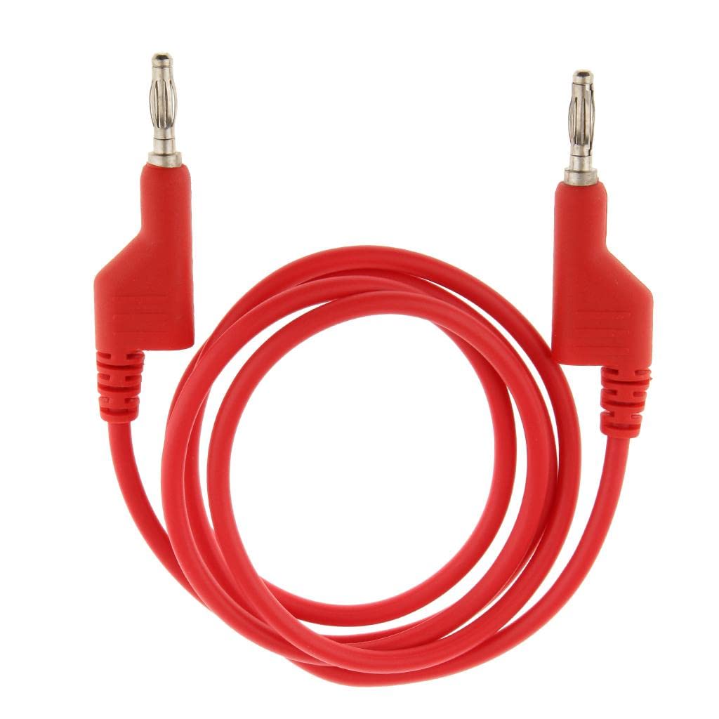 LYLA Copper 1M 25A Stackable 4Mm Banana Plug Multimeter Test Cable Lead ...
