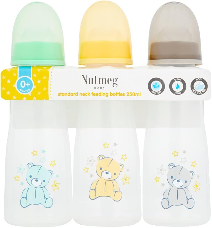 Morrisons Nutmeg Feeding Bottles 0+ Months : Amazon.co.uk: Baby Products