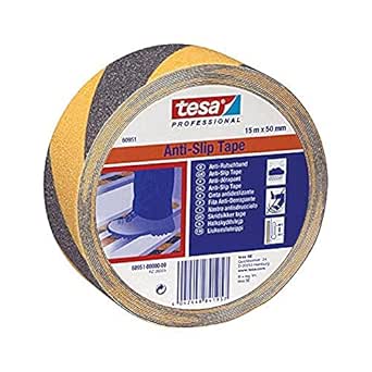 tesa Anti-Slip Tape - Non-Slip Adhesive Tape for Indoor and Outdoor Use ...