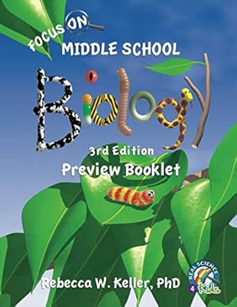 Focus On Middle School Biology 3rd Edition Preview Booklet: Keller, PhD ...