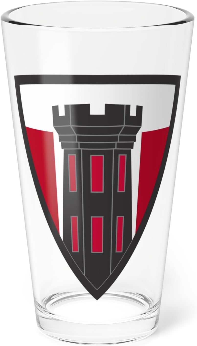 Amazon.com: 176 Engineer Brigade (U.S. Army) Pint Glass 16oz : Home ...