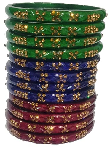 Buy Adorable Laminated Latest Beautifull Glass Bangles/Kangan/Kade ...