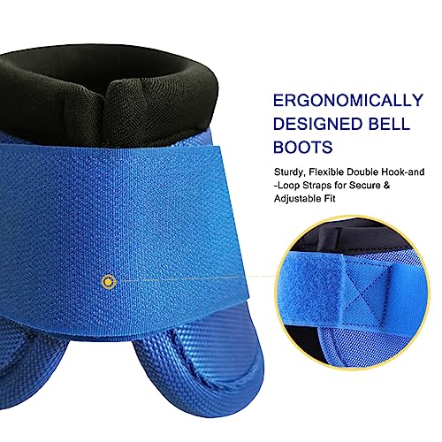Snapklik.com : Gallopoff Equine Ballistic Overreach Bell Boots, No-Turn ...