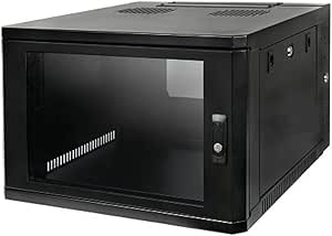 Amazon.com: Strong SR-WMS-6U Wall Mount Rack System, 6U, Steel, Black ...