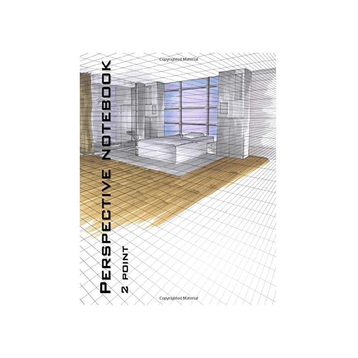 Buy Perspective Notebook: 2 point Perspective Drawing Grid, Drawing ...