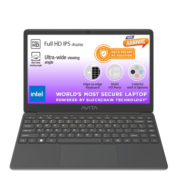AVITA Laptop PURA S101 14" INCH CELERON 8GB RAM, 256GB SSD : Amazon.in ...