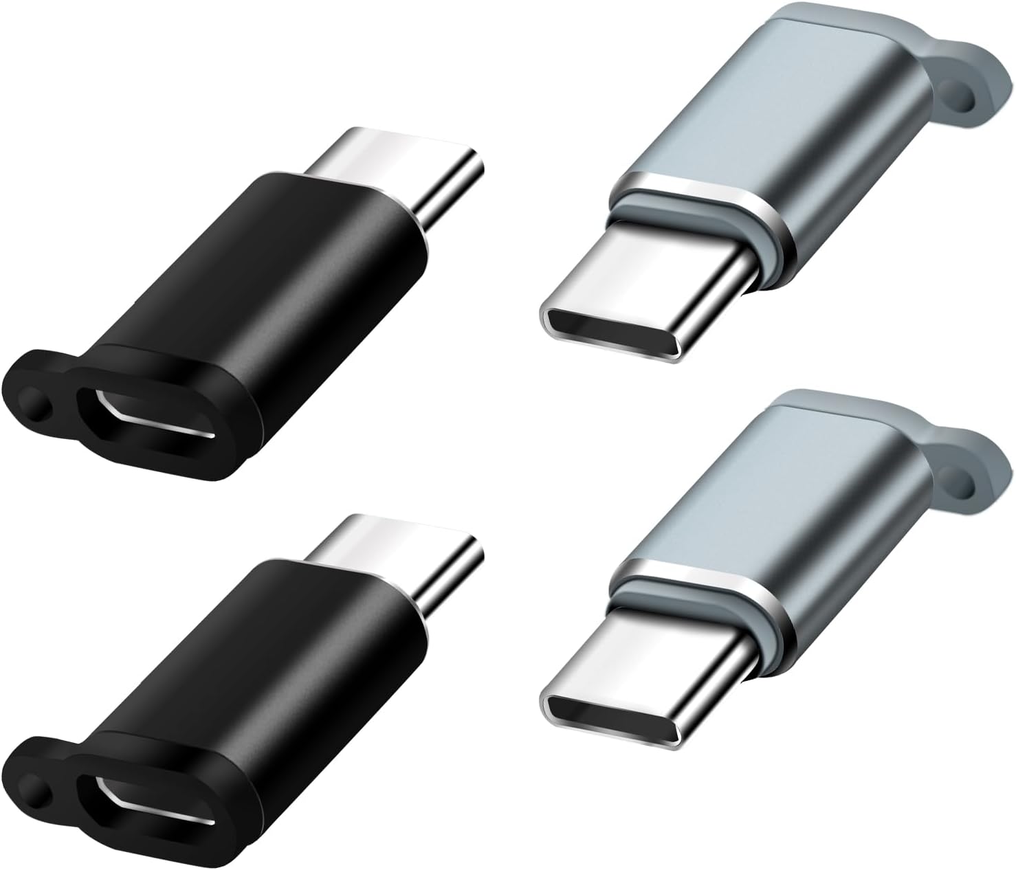 YRIKE Adattatore da USB a USB-C (4 pezzi), Adattatore da USB A a USB C, Adattatore da USB C ...