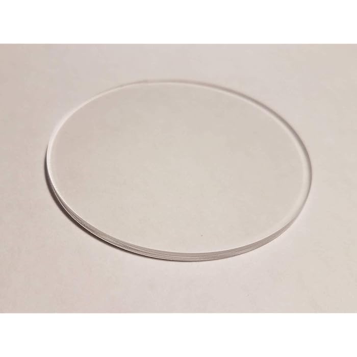 Buy BIGMALL 3MM Transparent/Clear Acrylic Sheet Circle Perspex ...