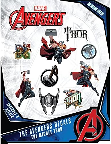 Amazon.com - Marvel Thor Vinyl Decals - Set of 9 Outdoor Rated Stickers ...