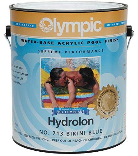 Buy Olympic Hydrolon Water-Based Acrylic Swimming Pool Paint - 6 Pack ...