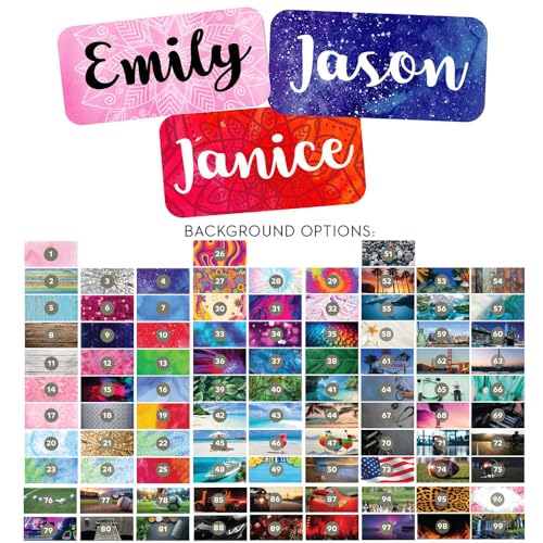 Amazon.com: 3 Pcs Custom Locker Magnet SMALL for locker Personalized ...
