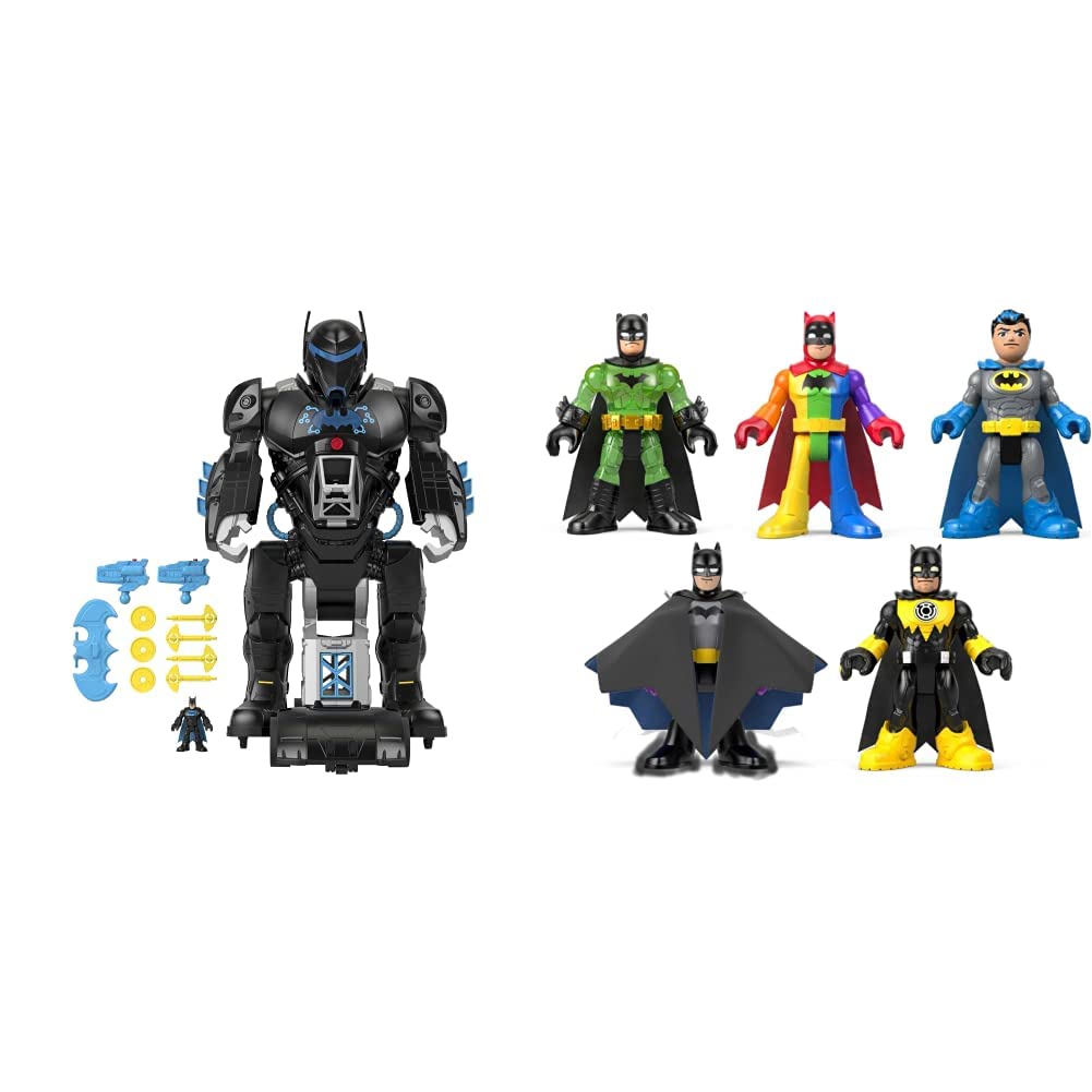 Fisher-Price Imaginext DC Super Friends Batman Playset Bat-Tech Batbot ...