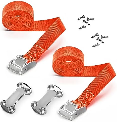 Amazon.com: Cooler Tie Down Kit, Cooler Tie Down Fixed Straps for YETI ...