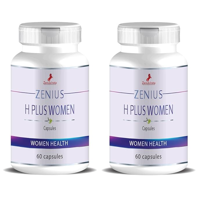 Buy Zenius H Plus Capsule for Women's H!Ps Pack of 2X60 Capsules Online at Low Prices in India ...