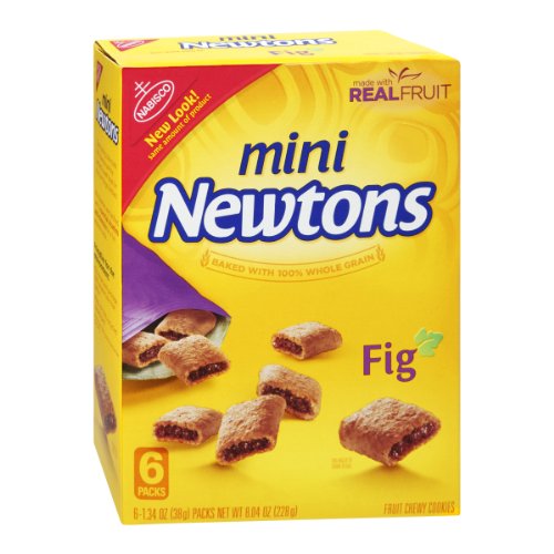 Amazon.com: Nabisco Mini Newtons Fig Fruit Chewy Cookie Packs - 6 CT