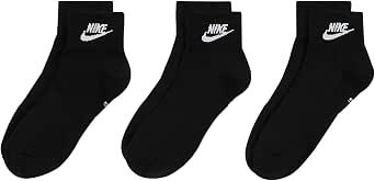 NIKE DX5074-010 Everyday Essential Socks Unisex Black/White XL at ...