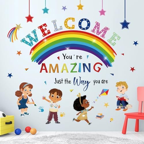Amazon.com: Inspirational Wall Decals for Kids - Removable Wall ...