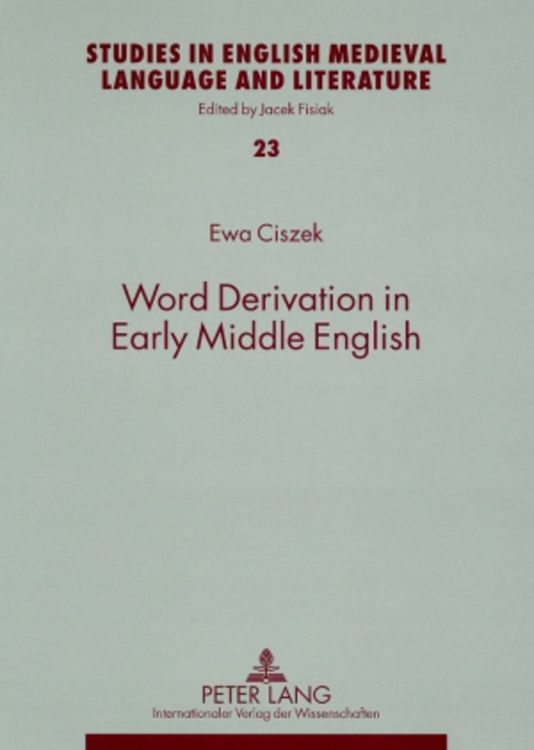Amazon.com: Word Derivation in Early Middle English (Studies in English ...