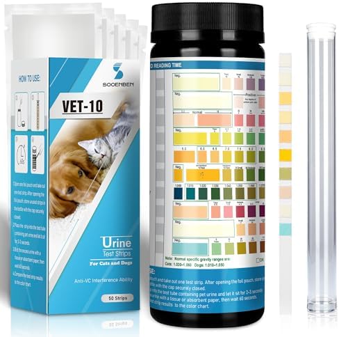 Amazon.com: Dog UTI Test Strips, 10 Parameter Urinalysis Parameter ...