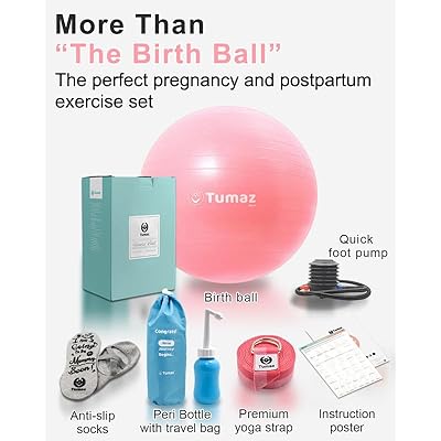 Tumaz Birth Ball Set - Pregnancy & Labor Exercises Nepal | Ubuy