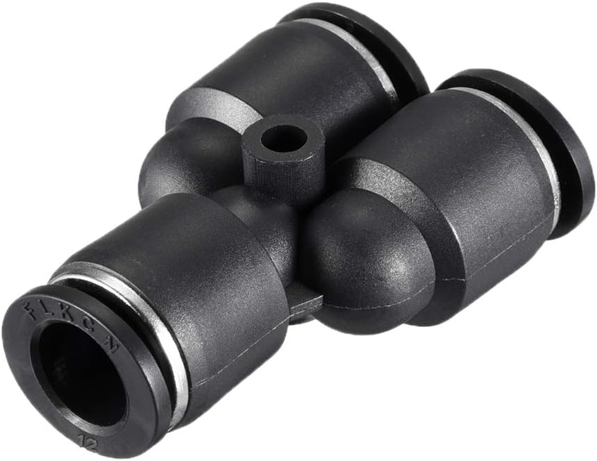 sourcing map Plastic Connect Splitter Push to Tube Fittings 12 mm or 15 ...