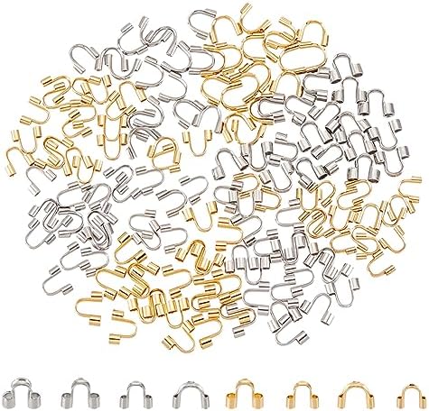 Amazon.com: UNICRAFTALE 160Pcs 2 Colors 8 Style 304 Surgical Stainless ...