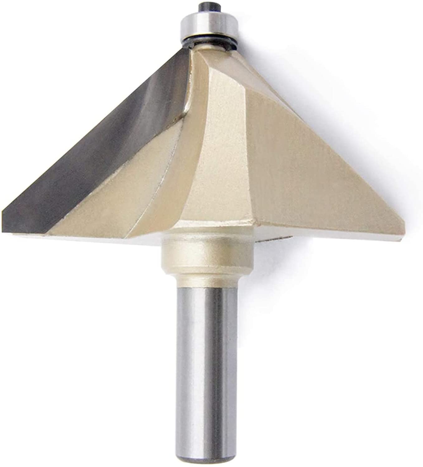 XMHF 1/2-inch Shank Chamfer Router Bits with 45 Degree 2-inch Cutting ...