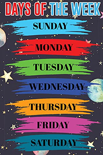 Decorative Poster | Days of The Week Poster | Decorative Wall Poster ...