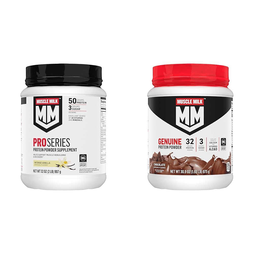 Amazon.com: Muscle Milk Pro Series Protein Powder Supplement, Intense ...