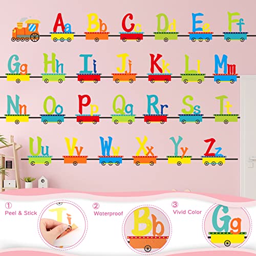 Snapklik.com : Alphabets Stickers For Kids ABC Alphabets Train Wall ...
