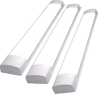 Modlicht LED Ceiling Light with Plug 2FT 3PCS, 5000K LED Overhead ...