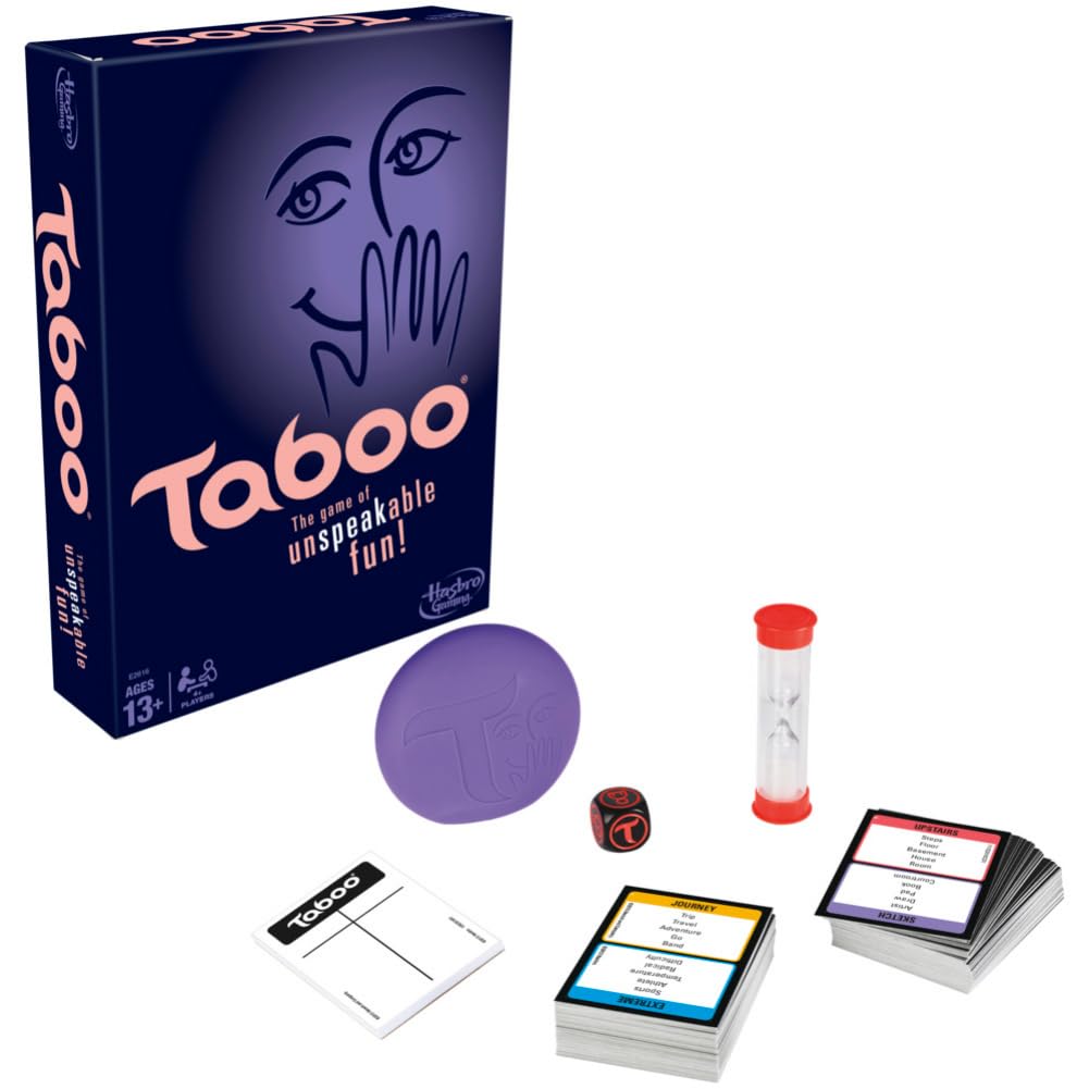 Hasbro Gaming Taboo Board Game, Guessing Game, Multicolor : Amazon.in ...