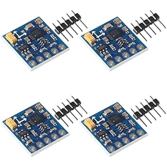 Diitao 4PCS 3-5V GY-271 QMC5883L IIC Triple Axis Compass Sensor Module ...