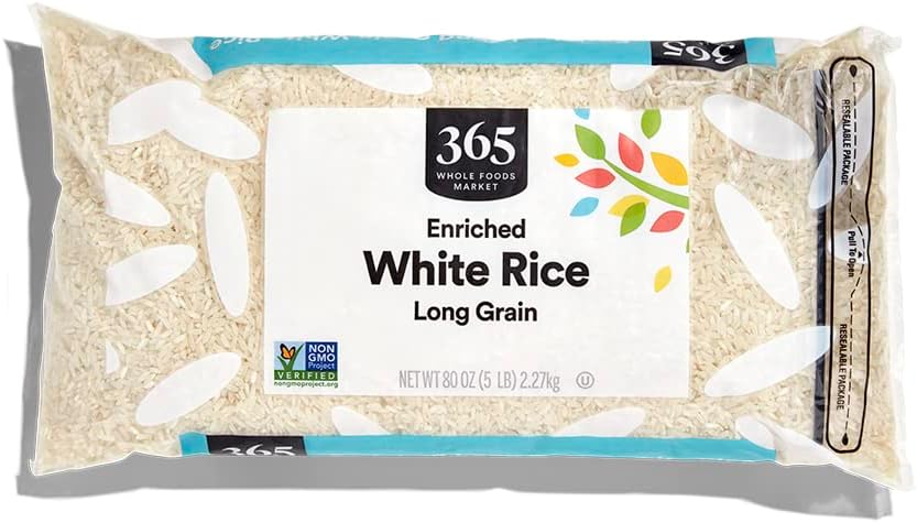 Amazon.com : 365 by Whole Foods Market, Organic Jasmine Thai White Rice ...