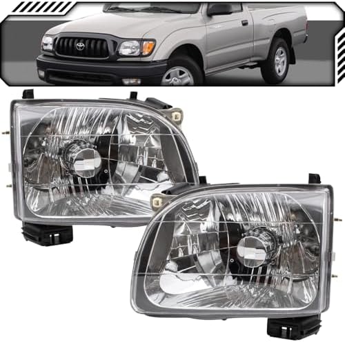 Amazon.com: HEADLIGHTSDEPOT Headlgiht Pair For Toyota Tacoma Pickup 01 ...