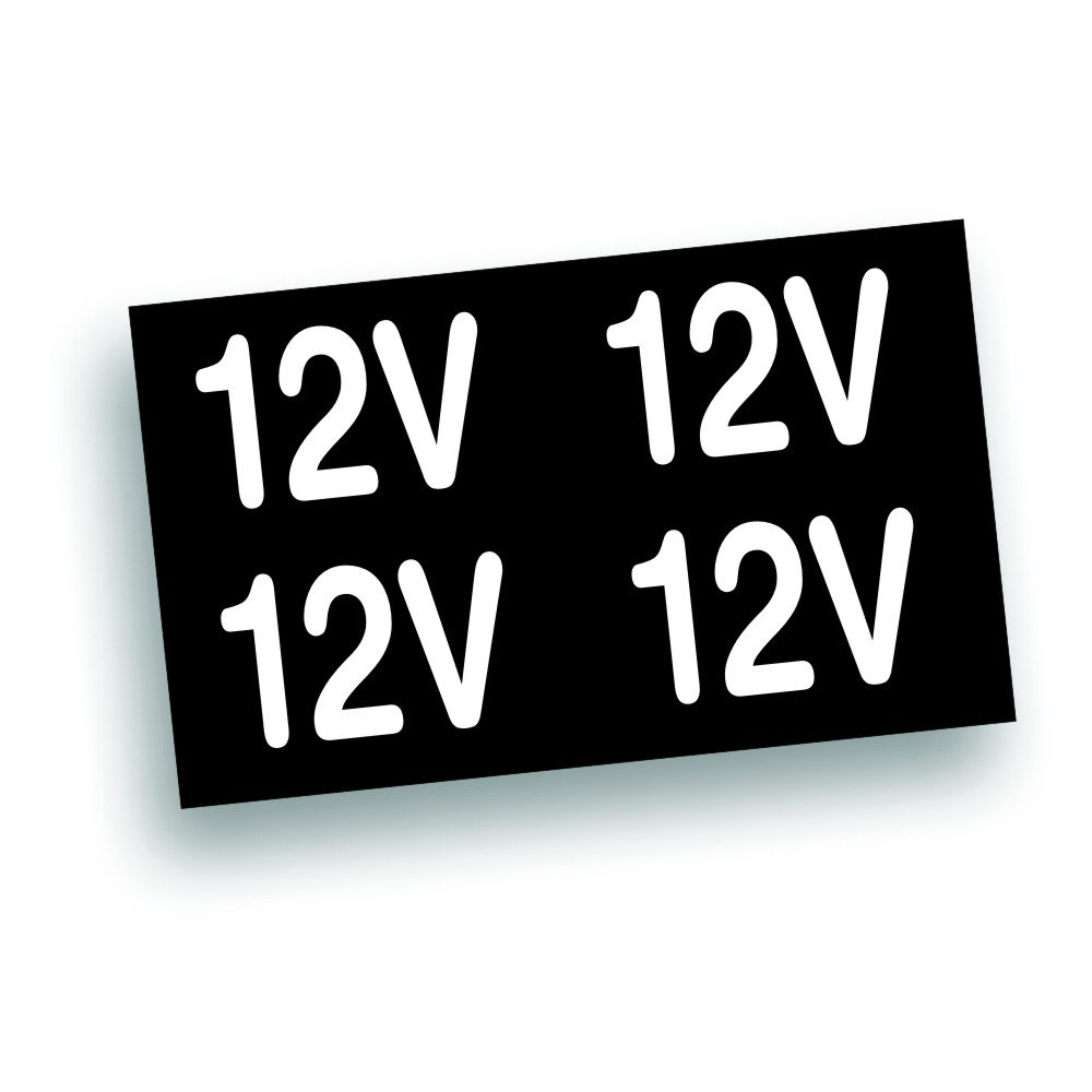 Amazon.com: Restoration Decal Sticker -12V - for Use Electrical System ...