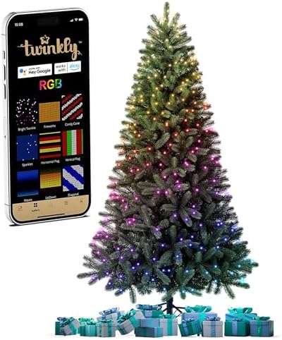 Amazon.com: Twinkly Pre-Lit Tree – App-Controlled LED Artificial ...