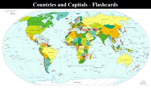 Amazon.com: Countries and Capitals of the World - Flashcards eBook ...