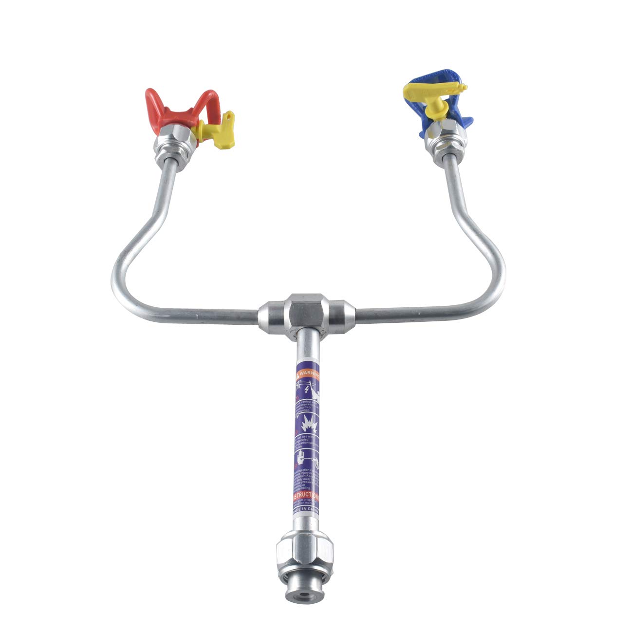 Airless Paint Spray Gun Extension Pole Double Nozzle Guard Painting Airless Paint Spray Gun Extension Pole Double Nozzle Guard Painting