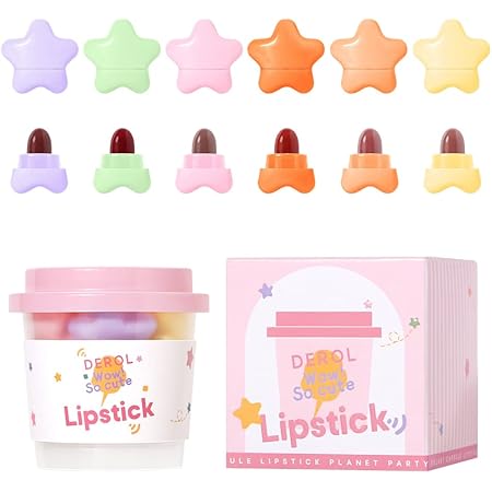 Amazon.com : Kusslippe Mini Lipstick Set, 12 Colors Capsules Matte Pill ...