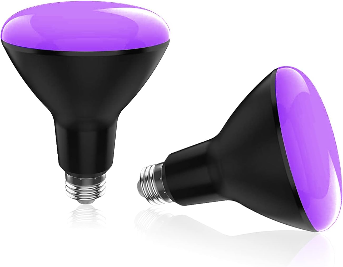 TITO 8 Pack E26 A19 Filament LED Black Light Bulbs, UVA 395nm 6W ...