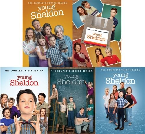 Amazon.com: Young Sheldon: The Complete Seasons 1, 2, 3, 4 & 5 (DVD ...